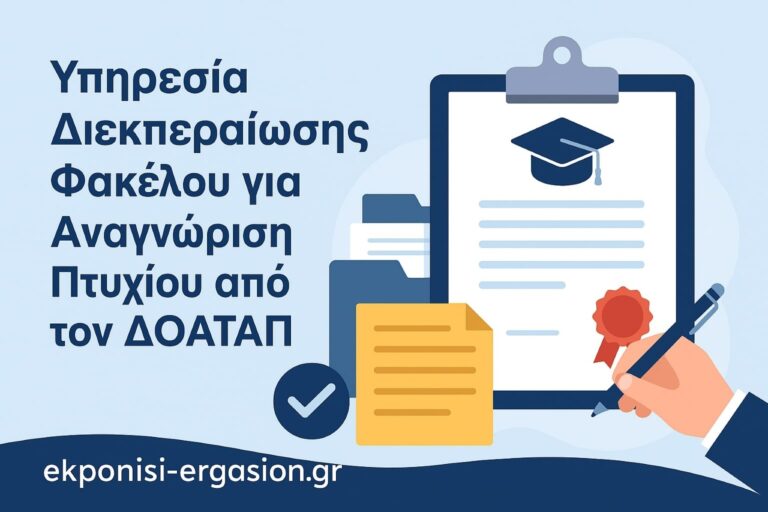 Οδηγός Αναγνώρισης Πτυχίου ΔΟΑΤΑΠ 2025